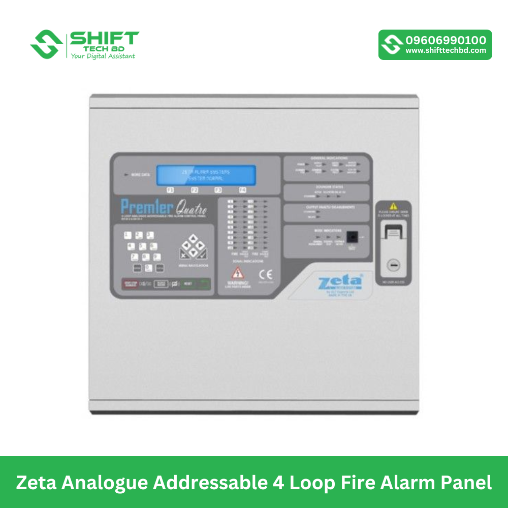 Zeta Analogue Addressable 4 Loop Fire Alarm Panel Price in Bangladesh ...